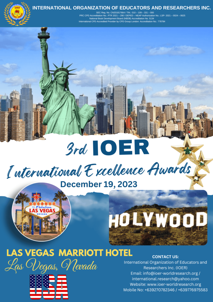1st IOER International Excellence Awards 2022 – International ...