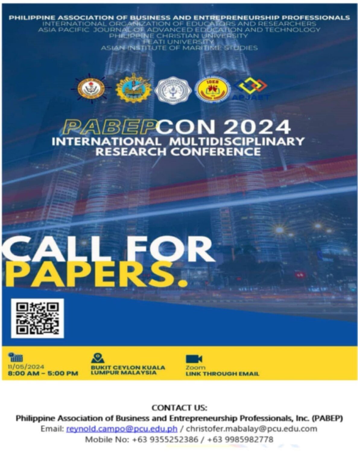 Call for Paper – International Organization of Educators and ...